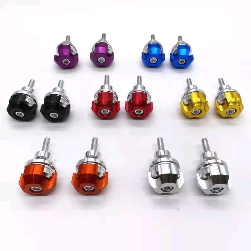 Motorcycle Pair Bar End Plate Holder Bolt Alloy Body Bolt Universal ...