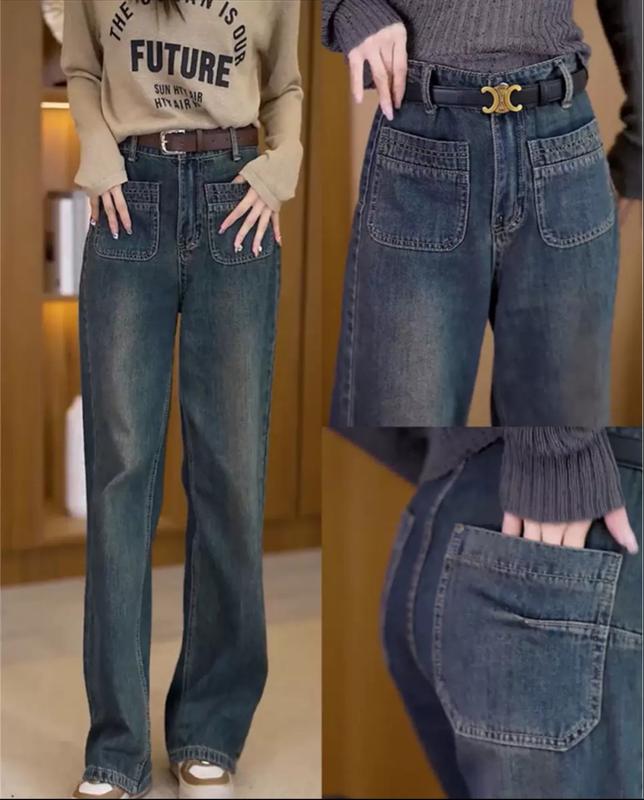 XinDou American Retro Jeans Women 2022 New Style front Pockets - TikTok ...