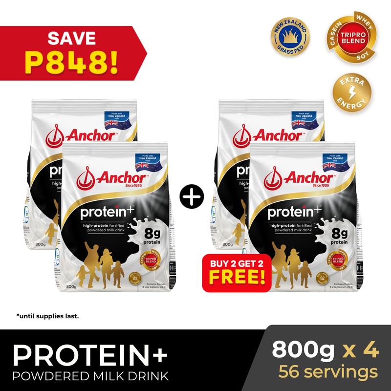 [B2G2] Anchor Protein Plus Milk Powder Plain 800g - TikTok Shop Philippines