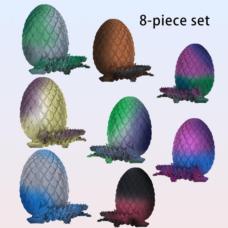 8-Piece Set Of Mysterious Dragon Flexible Joint Decoration 3 - TikTok Shop