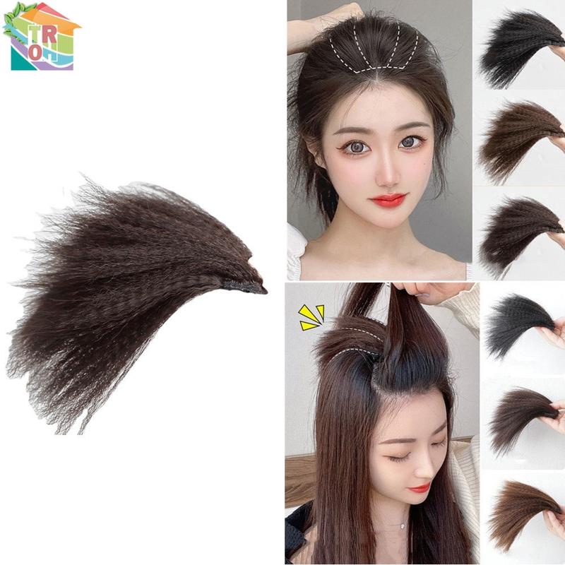 [Ready Stock] Wigs Natural Wig Underlay Hair Root Invisible Seamless ...