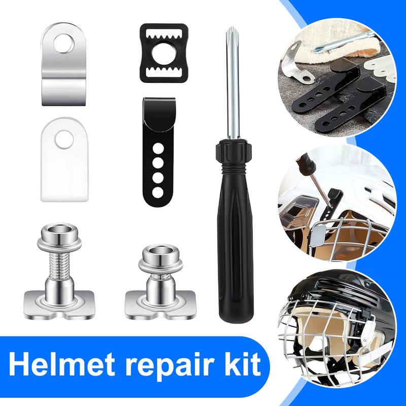 33Pcs Hockey Helmet Repair Kit Football Helmet Replacement Parts ...