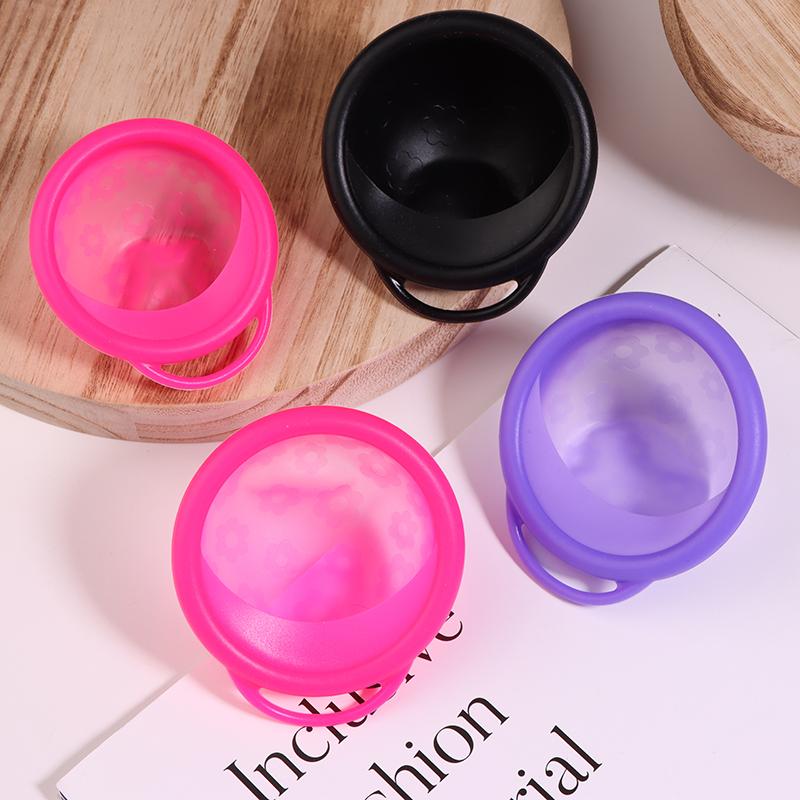 1Pcs Silicone Flat Fit Design Extra Thin Reusable Disc For Women ...