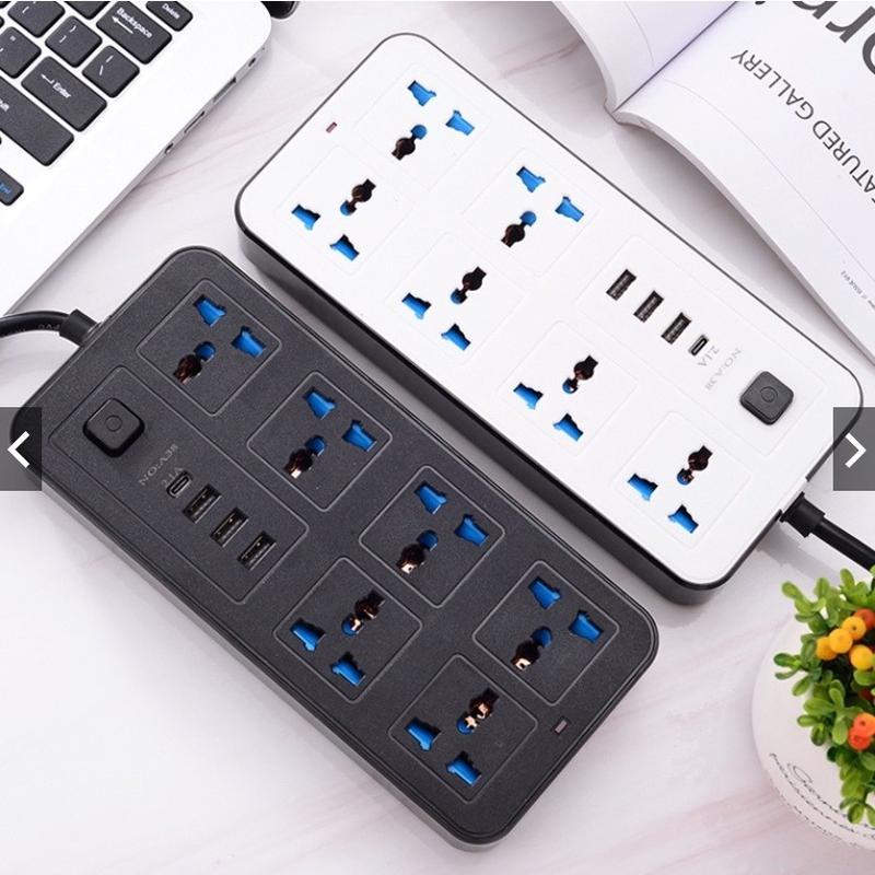Electric sockets 6 Power Socket Extension With USB Ports Power - TikTok ...