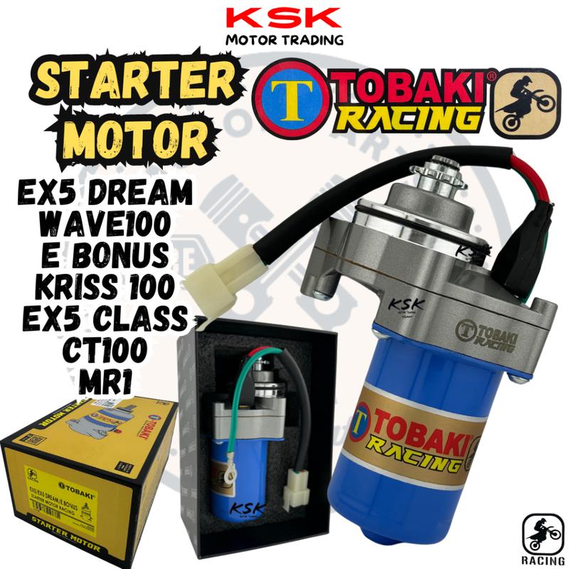 TOBAKI RACING STARTER MOTOR EX5 DREAM WAVE100 EBONUS CT100 MR1 - TikTok ...