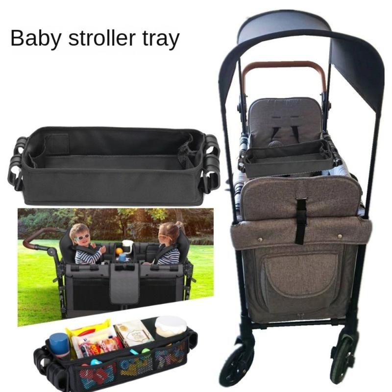 New Waterproof Pram Snack Plate Side Mesh Pockets Black Stroller ...