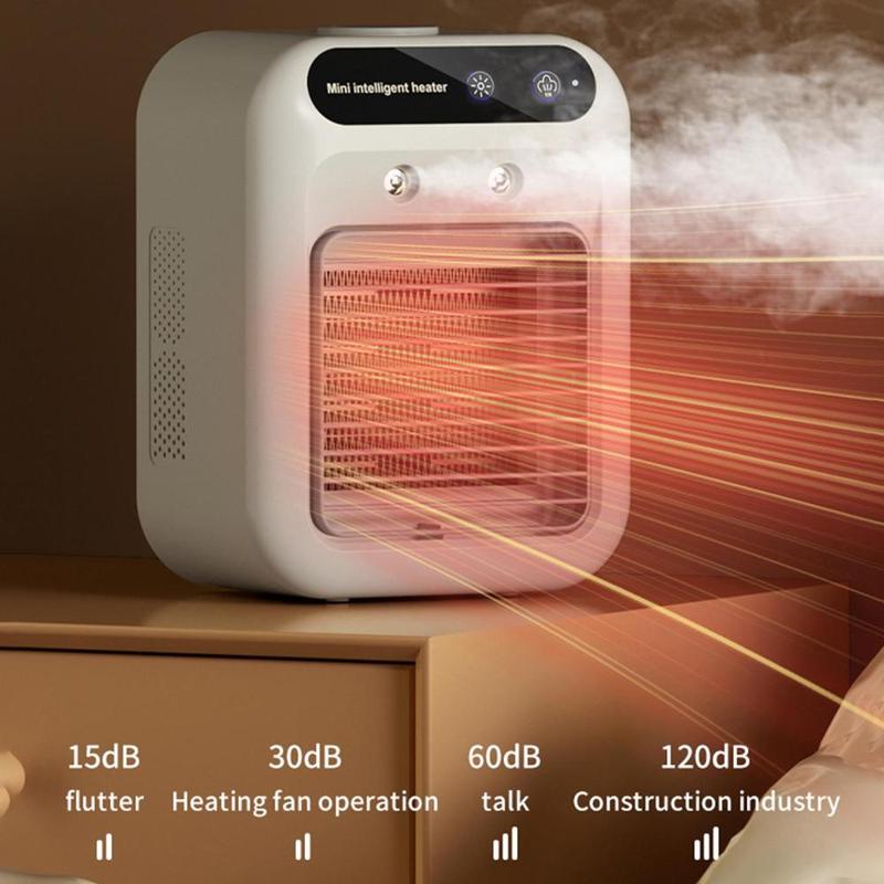 Portable Heating Fan with Humidifier Space Heater for Desk Indoor ...