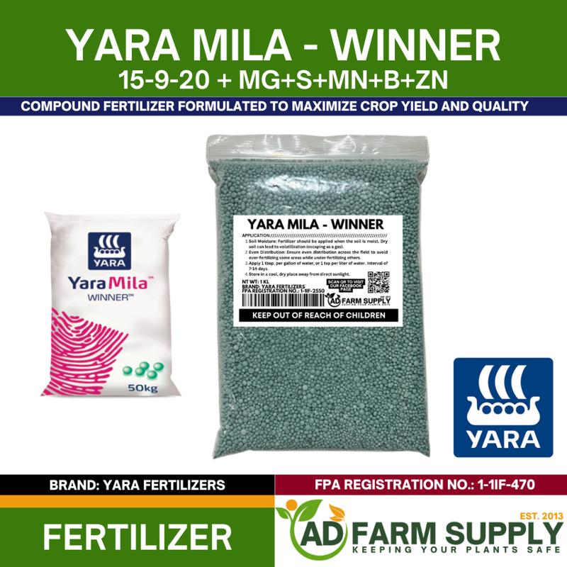 Yara Mila - Winner - 15-9-20 NPK with Essential Micronutrients - TikTok ...