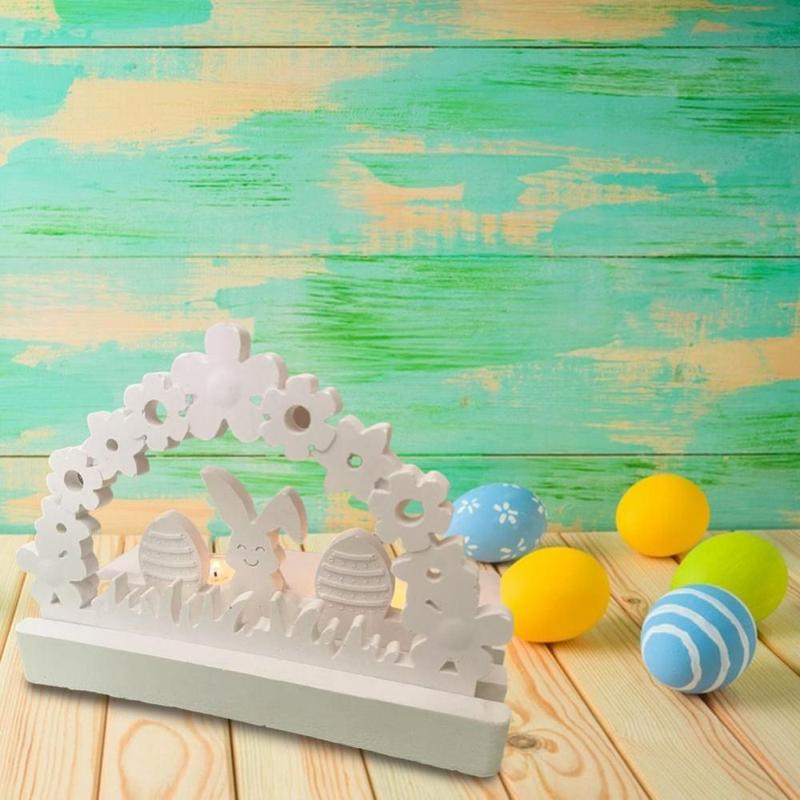 Creative Safety Easter Silicone Mold Handmade DIY Bunny Egg Wreath ...