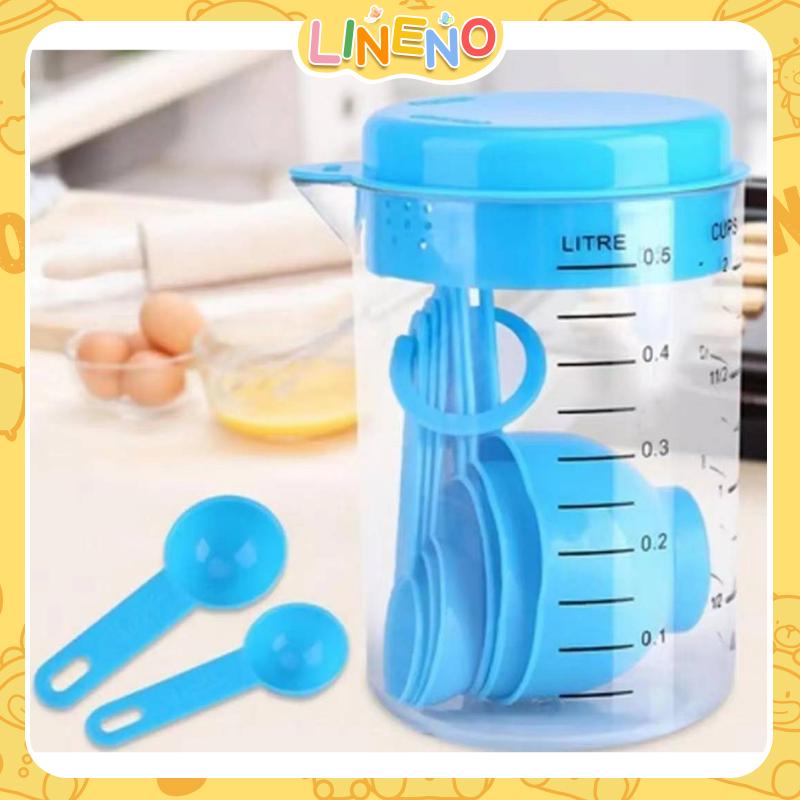 7PCS Measuring Cup Set with Scale Baby Milk Powder Measuring - TikTok ...