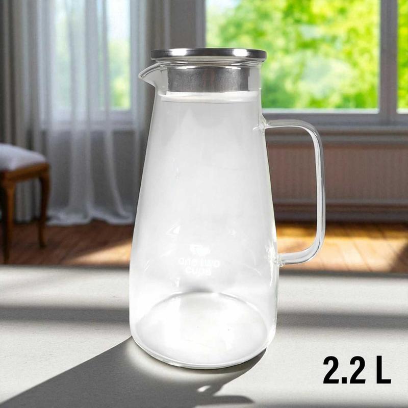 Digap Teko Pitcher Kaca Tahan Panas Api Water Jug 2.2L - SL330 - Shop ...