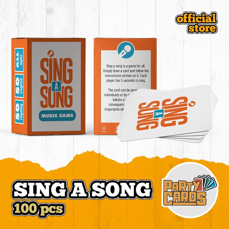 Sing A Song! Music Card Game - 50 English and 50 Tagalog songs - TikTok ...