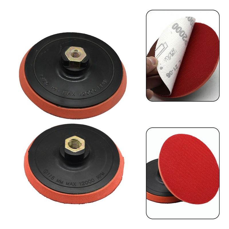 For M14 Sanding Pad Thread Adhesive Polishing Pad For Angle Grinder ...