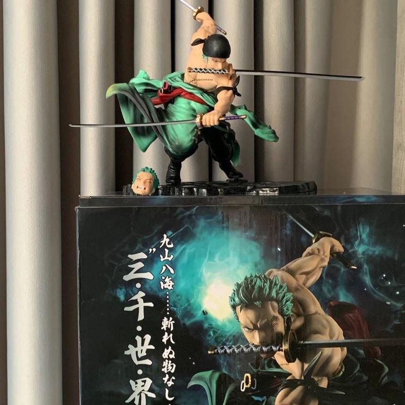 Mainan Anime, One Piece Buatan Tangan, Reka Bentuk Aliran Tiga - TikTok ...