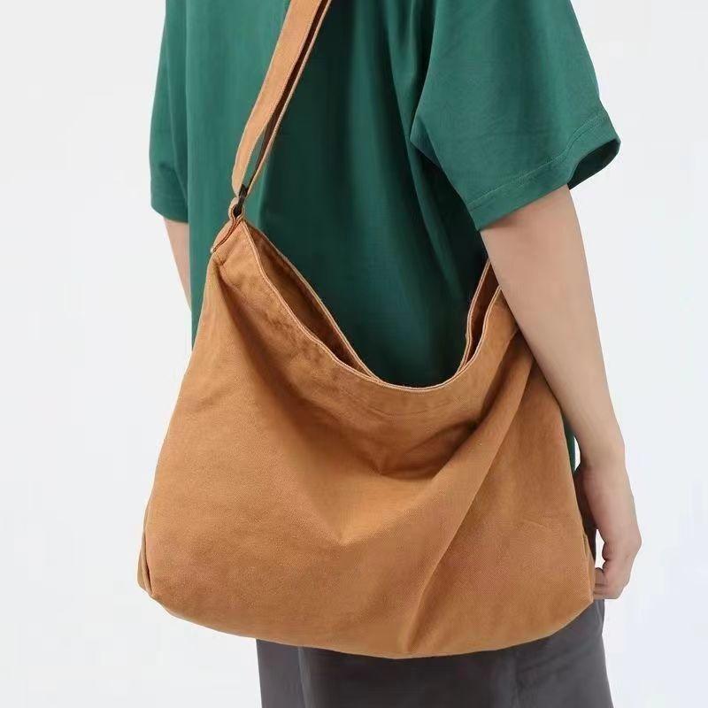 Canvas Retro Messenger Bag for Students Men and Women Same Tote ...