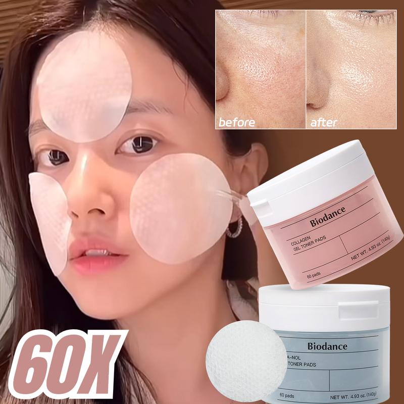60 Pcs Dual Formula Hydrating Toner Tablets Blue Hyaluronic Acid Pink ...