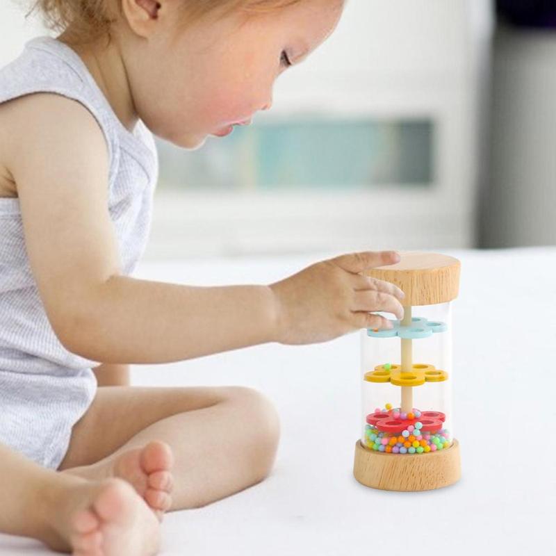 Music Art Educational Rainfall Rattle Tube Rattle Rainmaker Toy ...