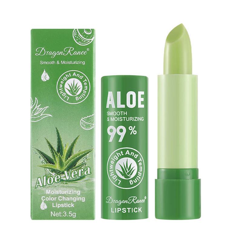 Color Changing Lip Balm, Long Lasting Nutritious Soothing Aloe Vera Lip ...
