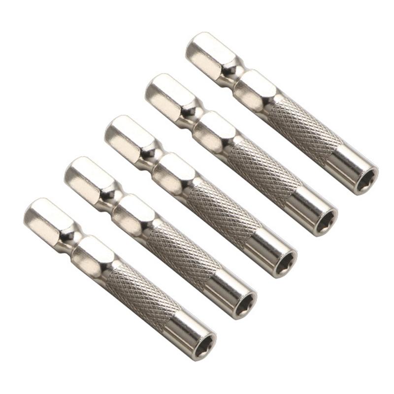 Magnetic Hexagonal Bit Adapter 5pcs Set 6.35mm to 4mm Socket - TikTok ...
