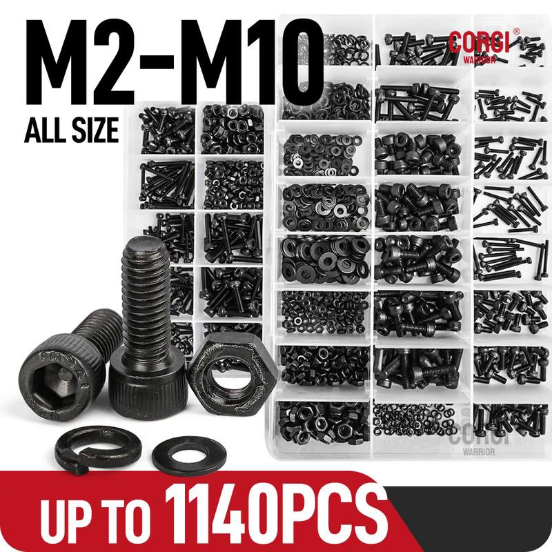 Hex Socket Head Cap Screws Kit M2 M2.5 M3 M4 M5 M6 M8 M10 up - TikTok ...