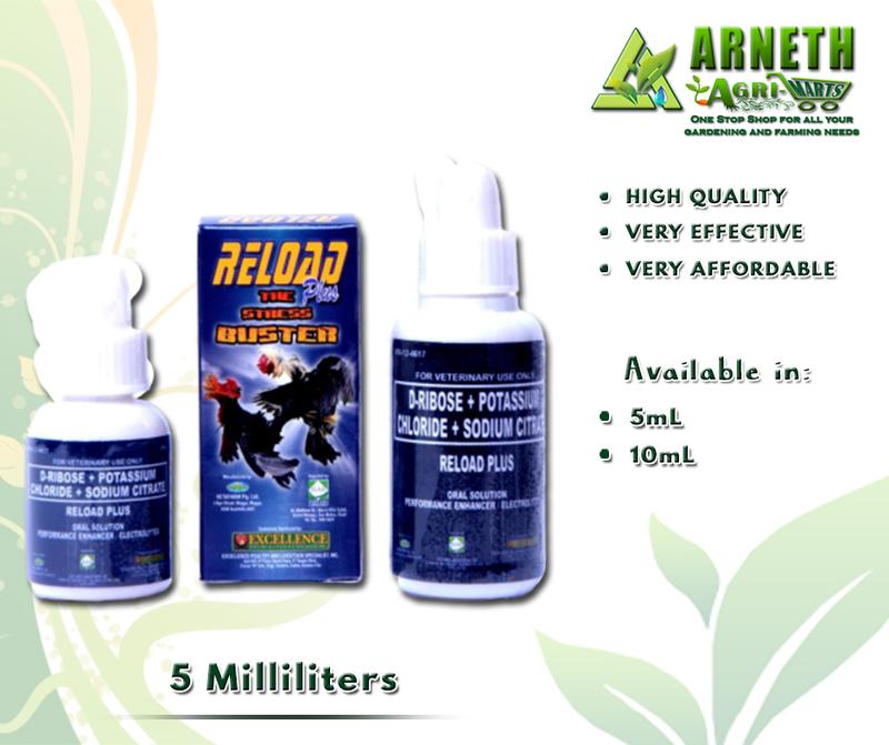 RELOAD PLUS PERFORMANCE AND NUTRITIONAL SUPPLEMENT FOR POULTRY/CHICKEN ...