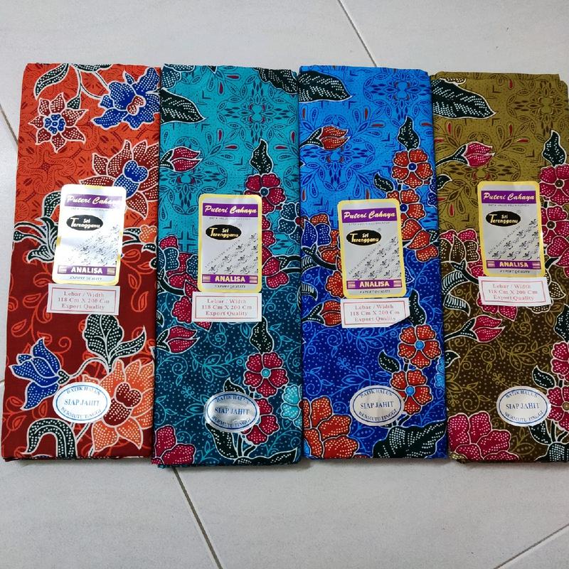 4 HELAI BATIK PUTERI CAHAYA SIAP JAHIT CORAK RANDOM - TikTok Shop Malaysia