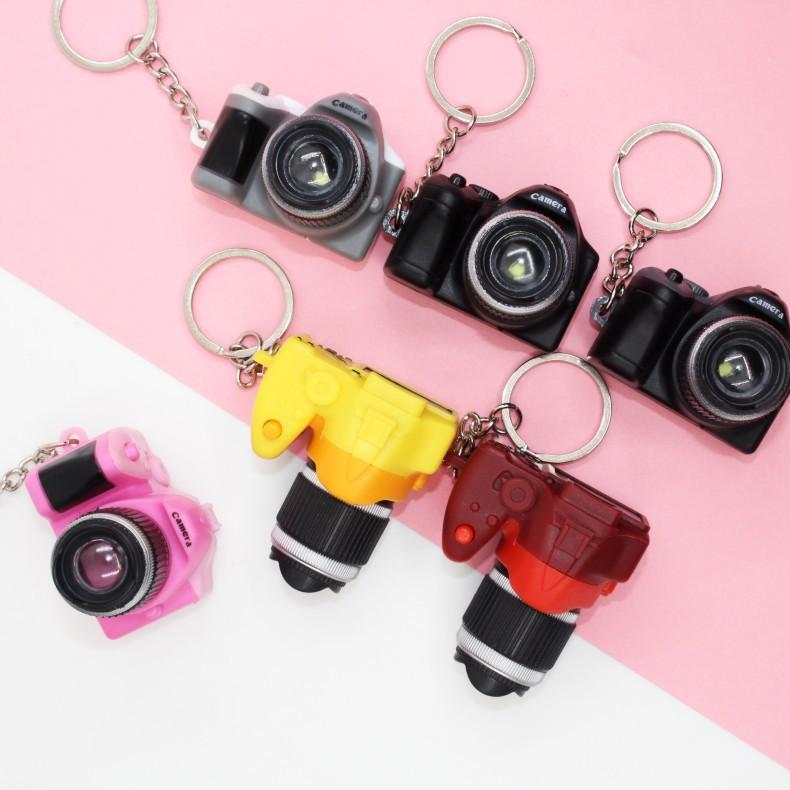Gift Pendant 7#Vintage SLR Camera Keychain Pendant LED Sound - TikTok ...