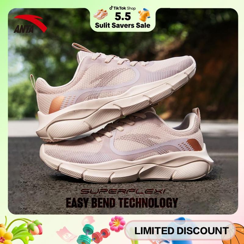 ANTA Women Brisk Walking Training Shoes Breathable Hiking Shoes ...