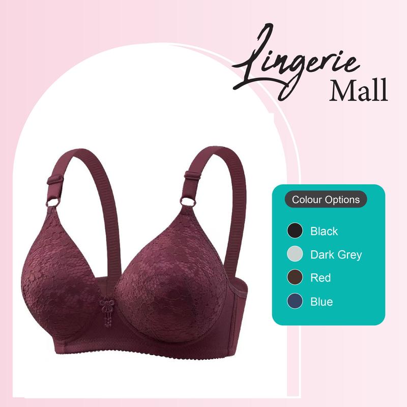 Baju Dalam Wanita Plus Saiz [Plus Size C D E Cup] Women Bra Delicate ...