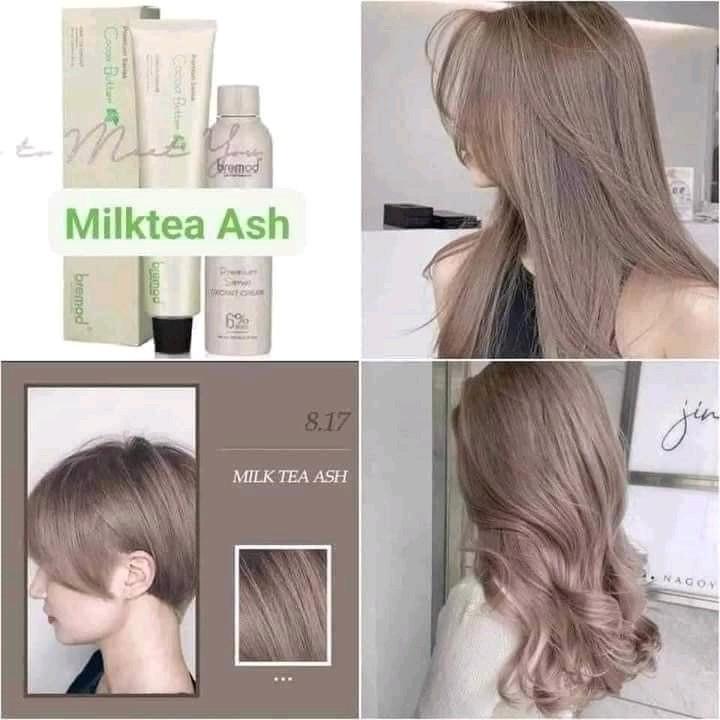 Bremond MilkTea Ash Hair Color Permanent Haircolor Hair Dye - TikTok ...
