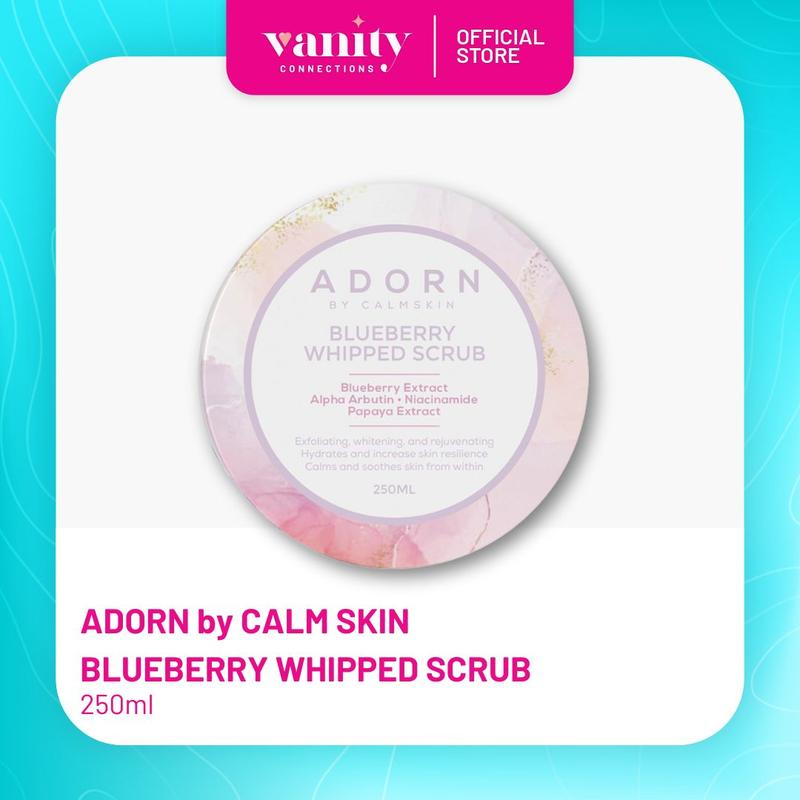 Adorn by Calm Skin Blueberry Whipped Scrub 250ml Exfoliating - TikTok ...