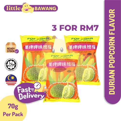 3 for RM7 Popcorn Durian Flavour Durian popcorn snack Jagung - TikTok ...