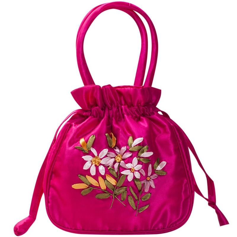 Beg Baldi Wanita, Pemegang Atas Fesyen, Saiz Kecil, Sulaman Buatan ...