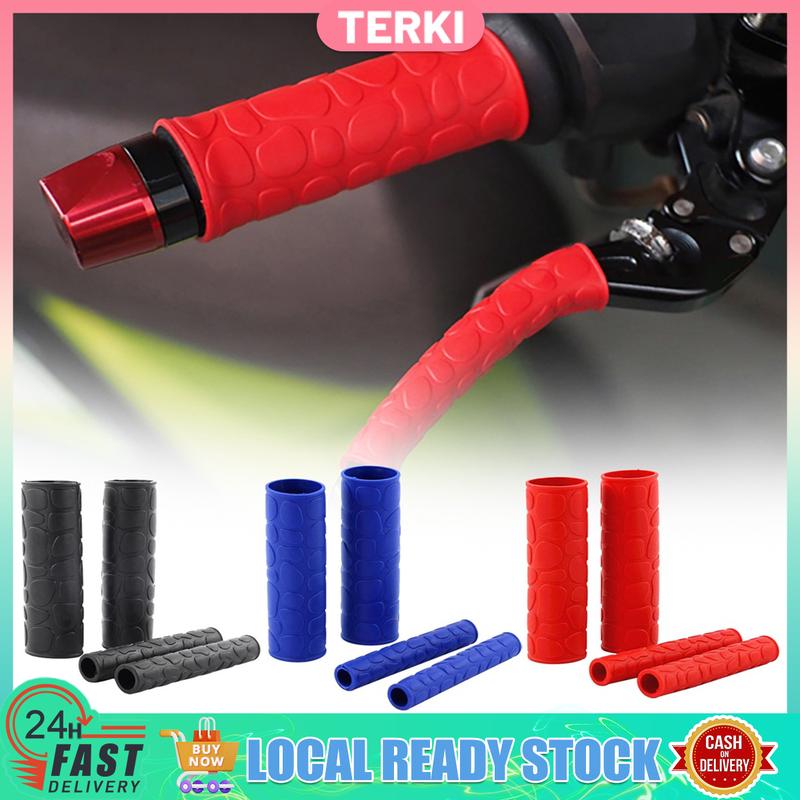 4PCS Motorcycle Lever Grip Universal Motorbike Soft Brake Handle ...