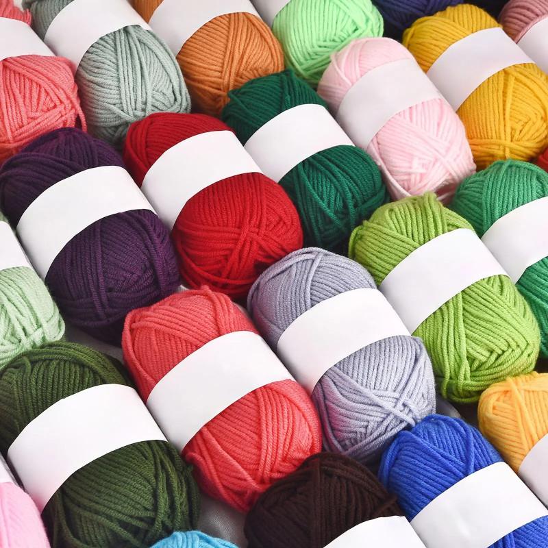 25g/Roll 4ply Baby Milk Soft Cotton Knitting Wool Yarn Thick - TikTok ...