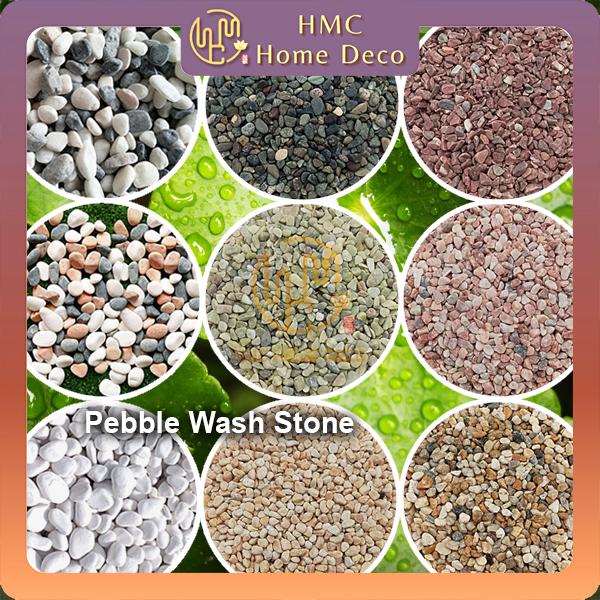 18kg Pebble Wash Stone Wall Decor Stone 5mm 10mm / Batu Sungai - TikTok ...