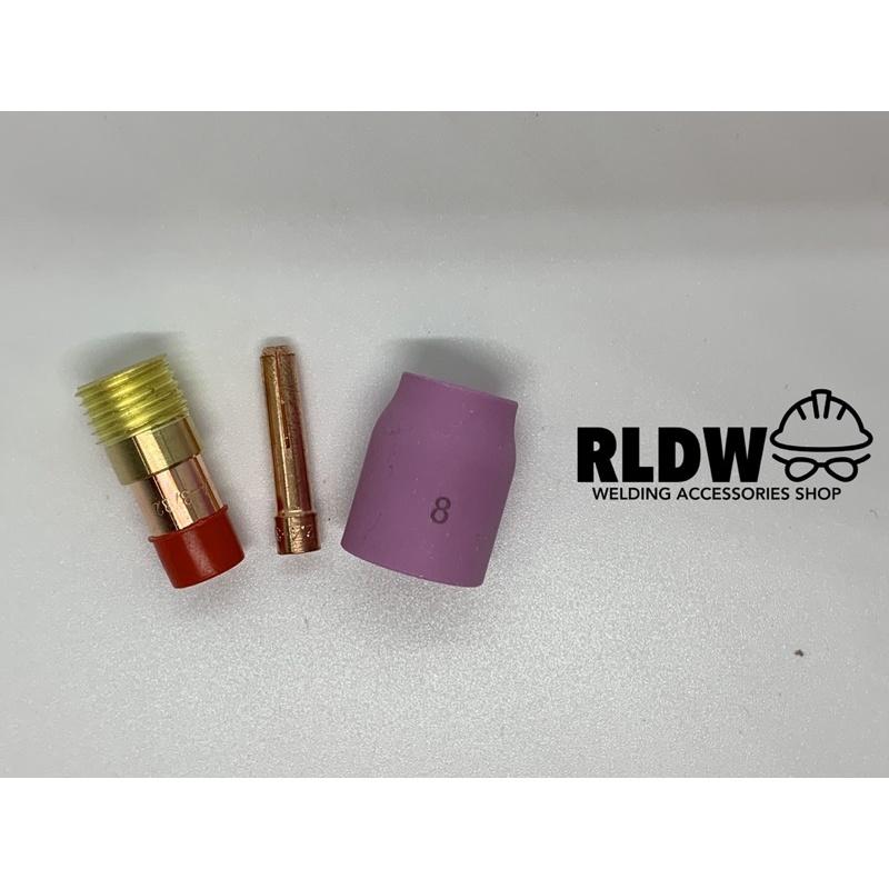 17GL332 MINI welding tig argon ceramic nozzle gas lens cupMINI(3in1set ...
