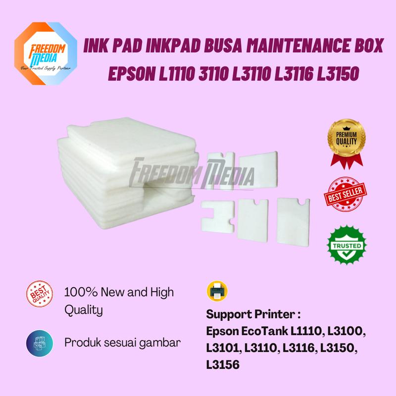 Ink Pad Inkpad Busa Maintenance Box Epson L1110 3110 L3110 L3116 L3150 ...