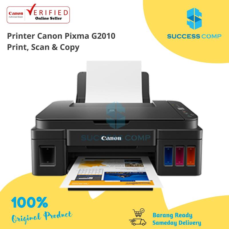 Printer Canon Pixma G2010 All in One Print Scan Copy Ink Tan - Shop ...