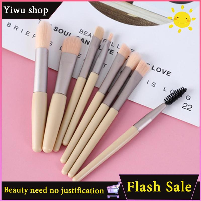 Beauty Makeup 2025 New Mini 8pcs/set Macaron Makeup Brush Se - TikTok ...