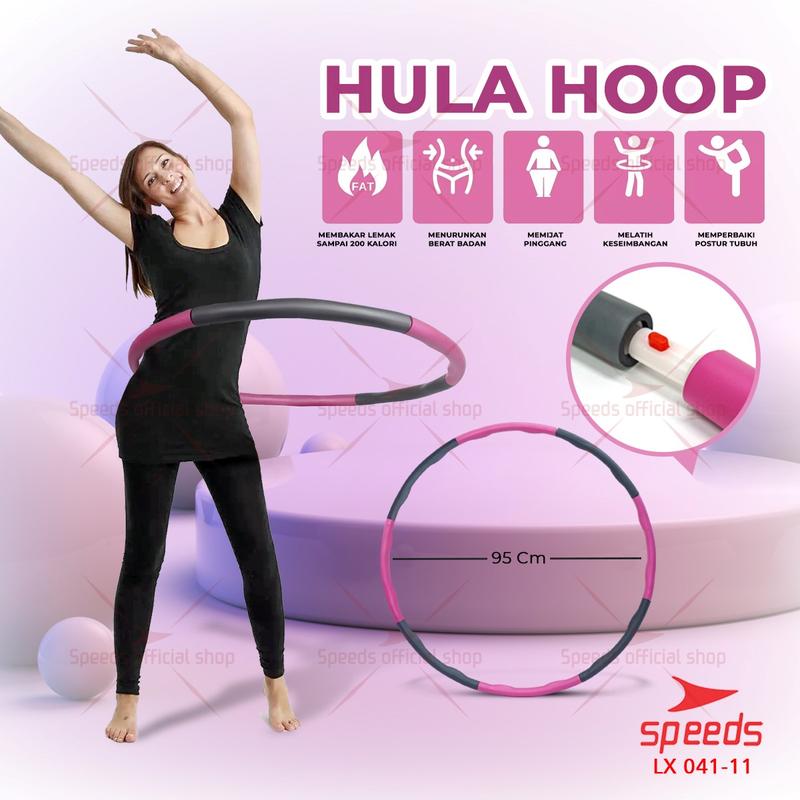 SPEEDS Alat Fitness Hula Hoop Foam Bongkar Pasang Olaharaga Hulla - Shop | Tokopedia