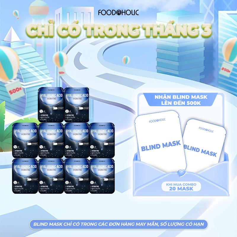 Combo 10 Mặt Nạ Hyaluronic Acid Hỗ Trợ Cấp Ẩm Foodaholic - TikTok Shop ...