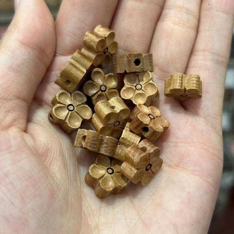 Hiasan Gaya Cina DIY, Ukiran Tangan Bunga Plum Kayu Pic, Aksesori ...