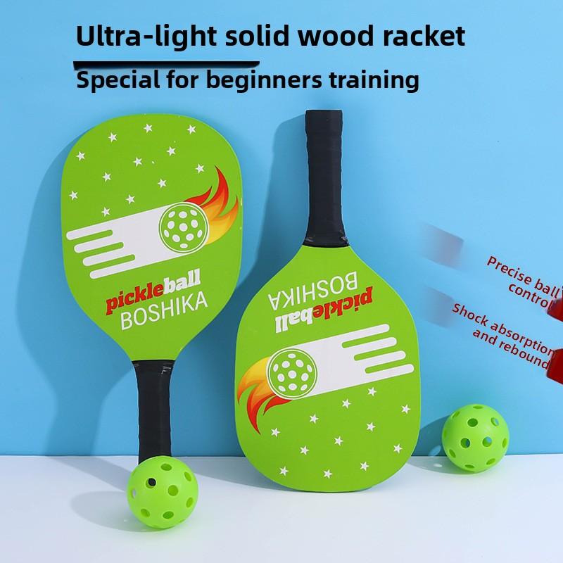 Wooden Peak Racket Beach Racket Set With Ball Outdoor Sports - TikTok ...
