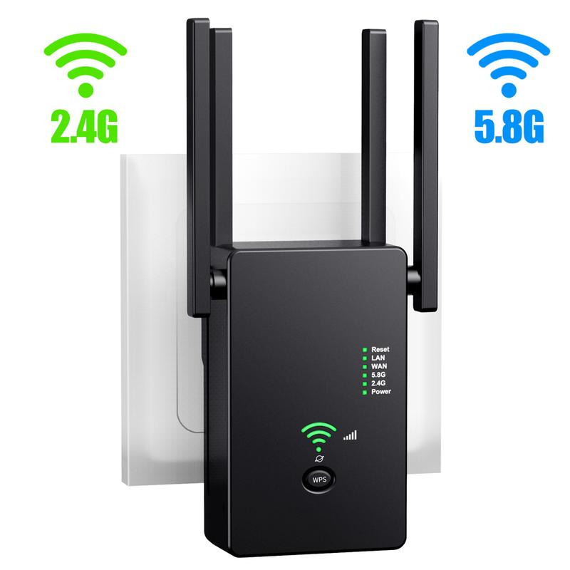 AC1200 Wireless 5G WiFi Extender/Router/AP Dual Band Repeater Booster ...