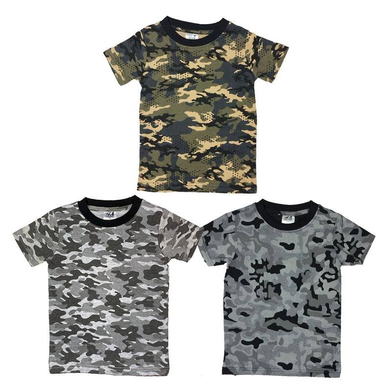 T-Shirt Baju Askar Budak Celoreng Camo Kid's Cotton Crew Nec - TikTok ...