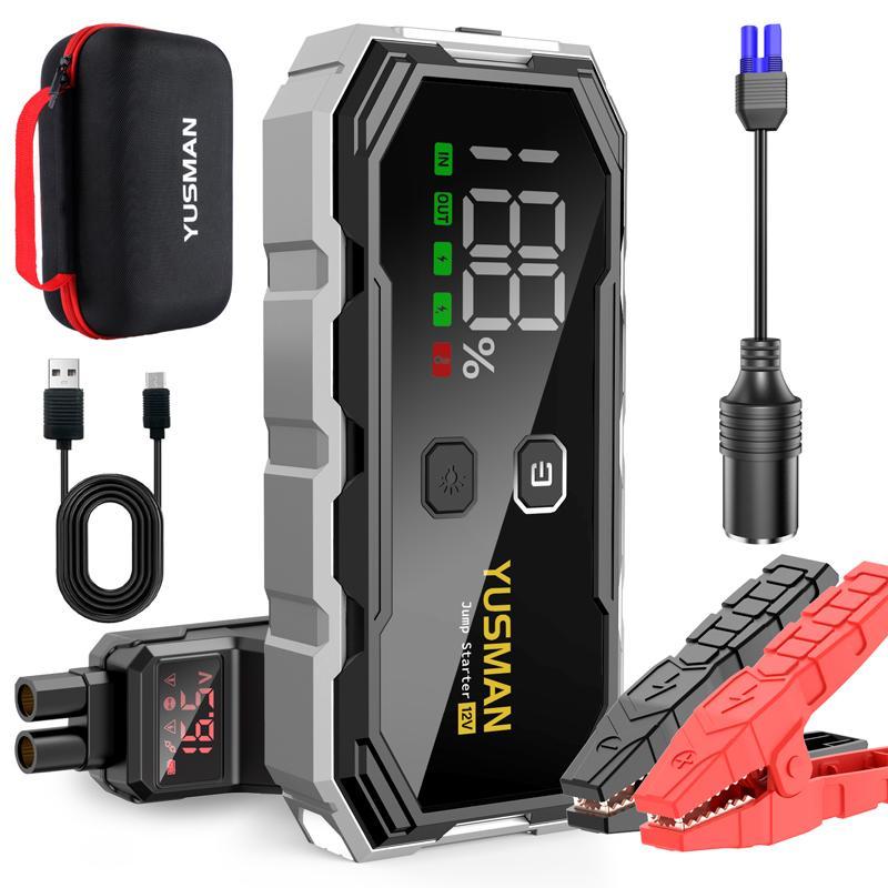 YUSMAN Car Jump Starter, 4000A 21800mAh 12V Jump Starter Pack, - TikTok ...