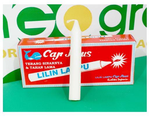 LILIN LAMPU CAP PAUS ISI 8BTG LILIN MATI LAMPU BOX LILIN PUTIH KOTAK ...