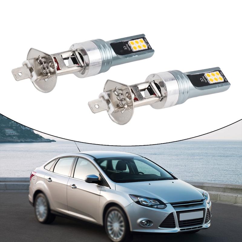 Kit Lampu Depan LED H1, 2pcs, 200W, 12000LM, Mentol Lampu Kabus ...