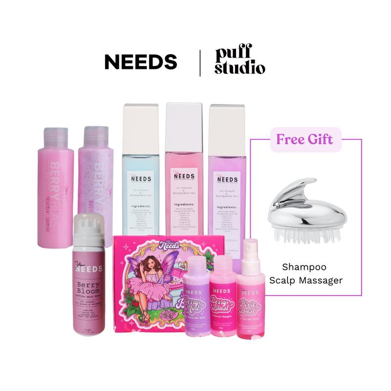 NEEDS Keratin Hair Spray Serum, Travel Kit Shampoo, Magic Potion, Fairy ...